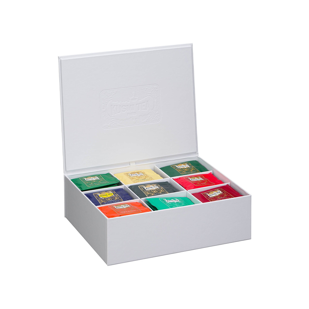 Coffret assortiment de thés et infusion Kusmi Tea bio 100 sachets | Market-Office